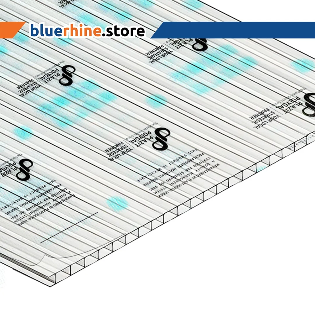 Buy Twin Wall Polycarbonate Sheet 2100 x 5800 x 6.0 Clear Polygal ...